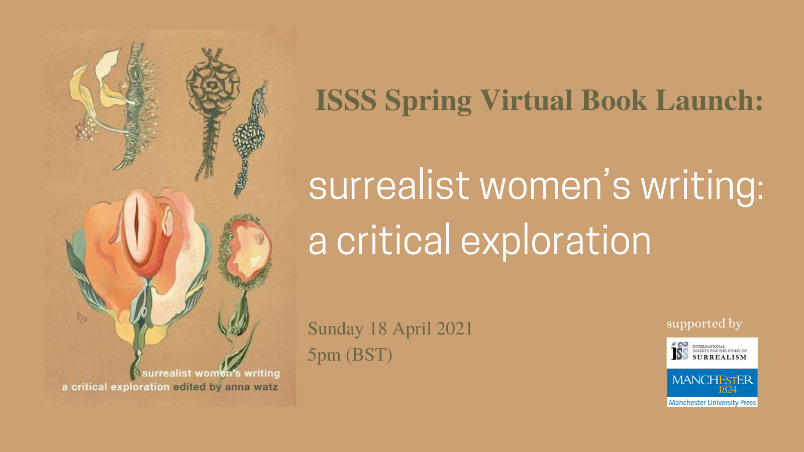 ISSS Virtual Book Launch: Surrealist Women’s Writing: A Critical ...